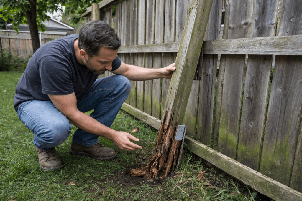 When You Must Replace a Fence Post (Warning Signs)